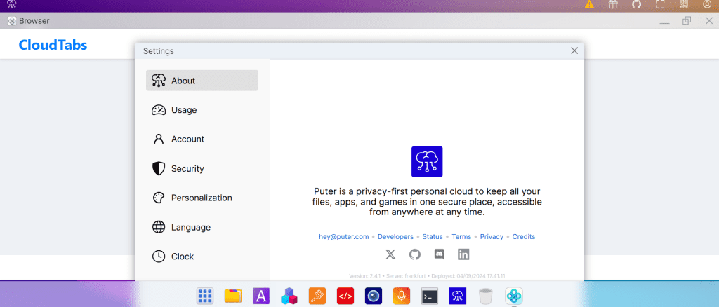 With Puter, use instant virtual browsers without installation - Tech2Geek
