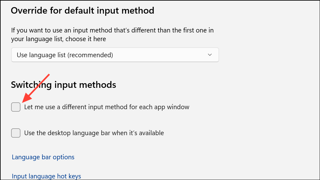 How to Fix Keyboard Language Switching Issues on Windows 11