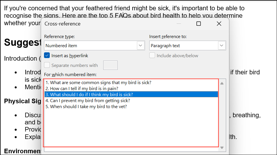 How to Use Cross-References in Microsoft Word Like a Pro