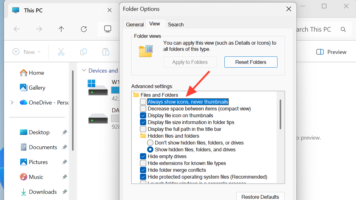 How to Fix the File Explorer Preview Pane Not Working in Windows 11